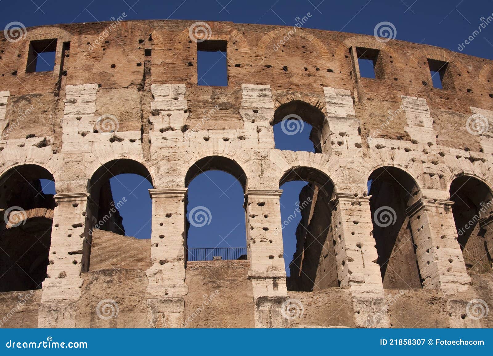 Colosseum Ancient Amphitheatre in Rome Stock Image - Image of ...