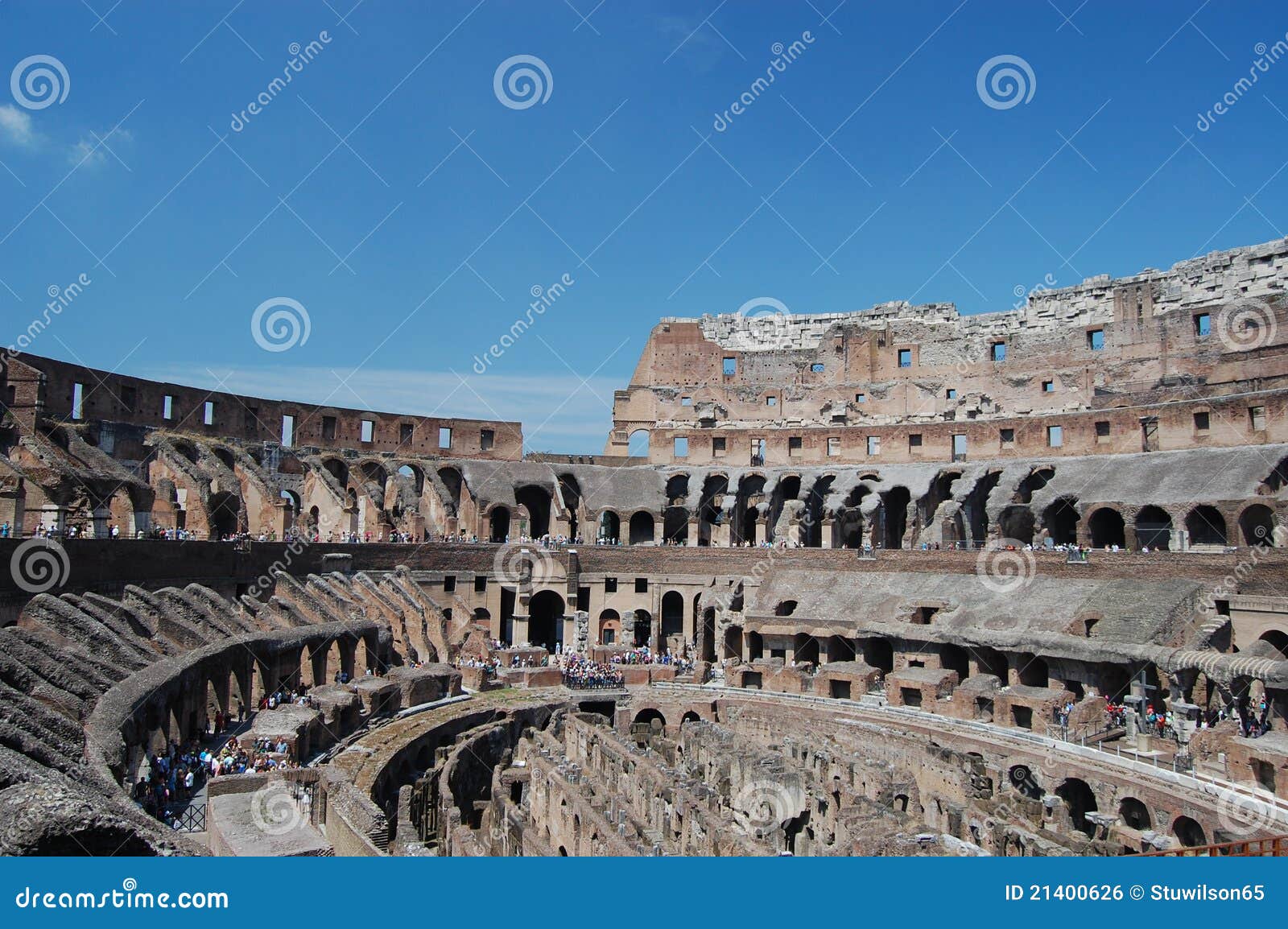 The Colosseum, Ancient Rome, Italy Stock Photo - Image of roma ...