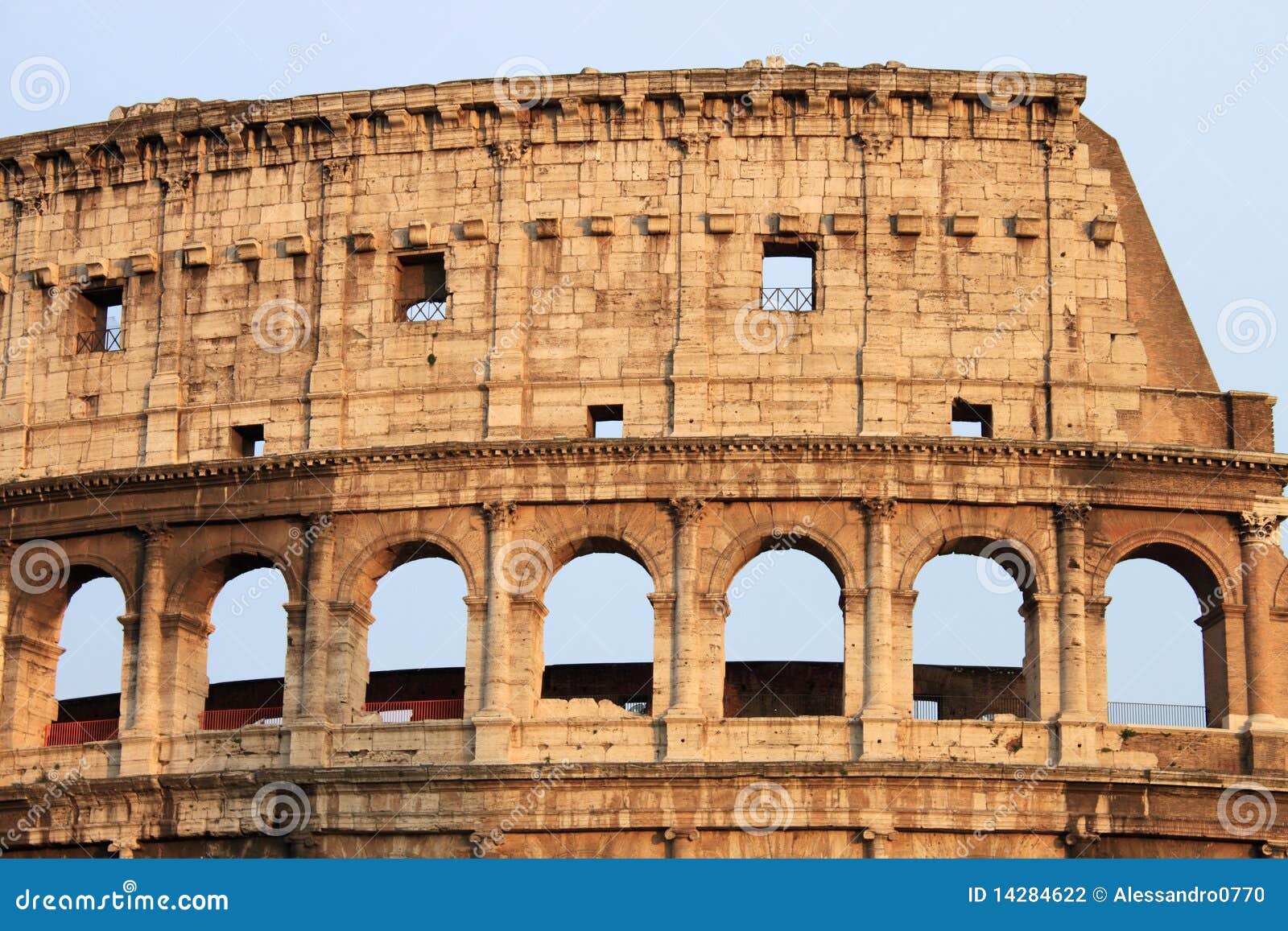 Colosseum arches stock photo. Image of landmark, detailed - 14284622