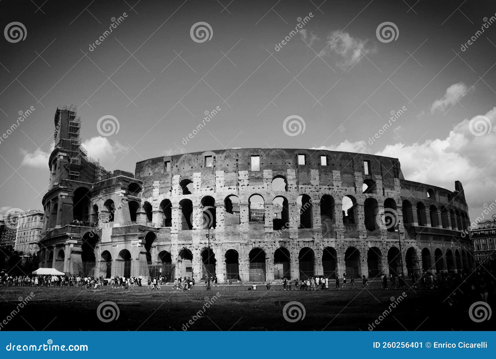 Colosseum in Black and White Editorial Photo - Image of amphitheater ...