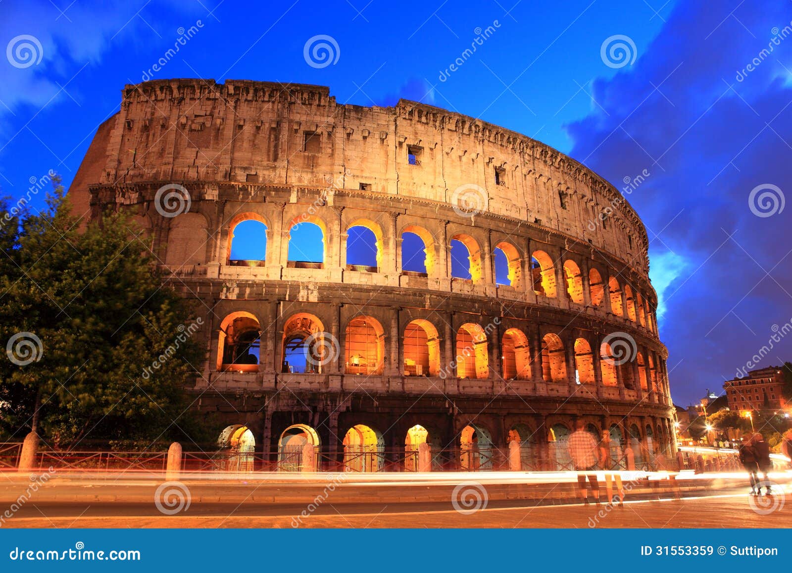 Colosseum stock image. Image of colosseo, historic, italy - 31553359