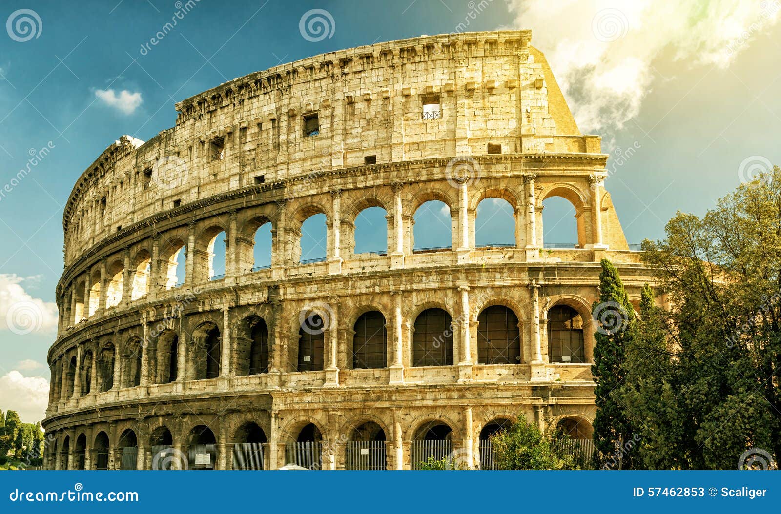Colosseum (Coliseum) in Rome Stock Image - Image of colloseum, italian ...
