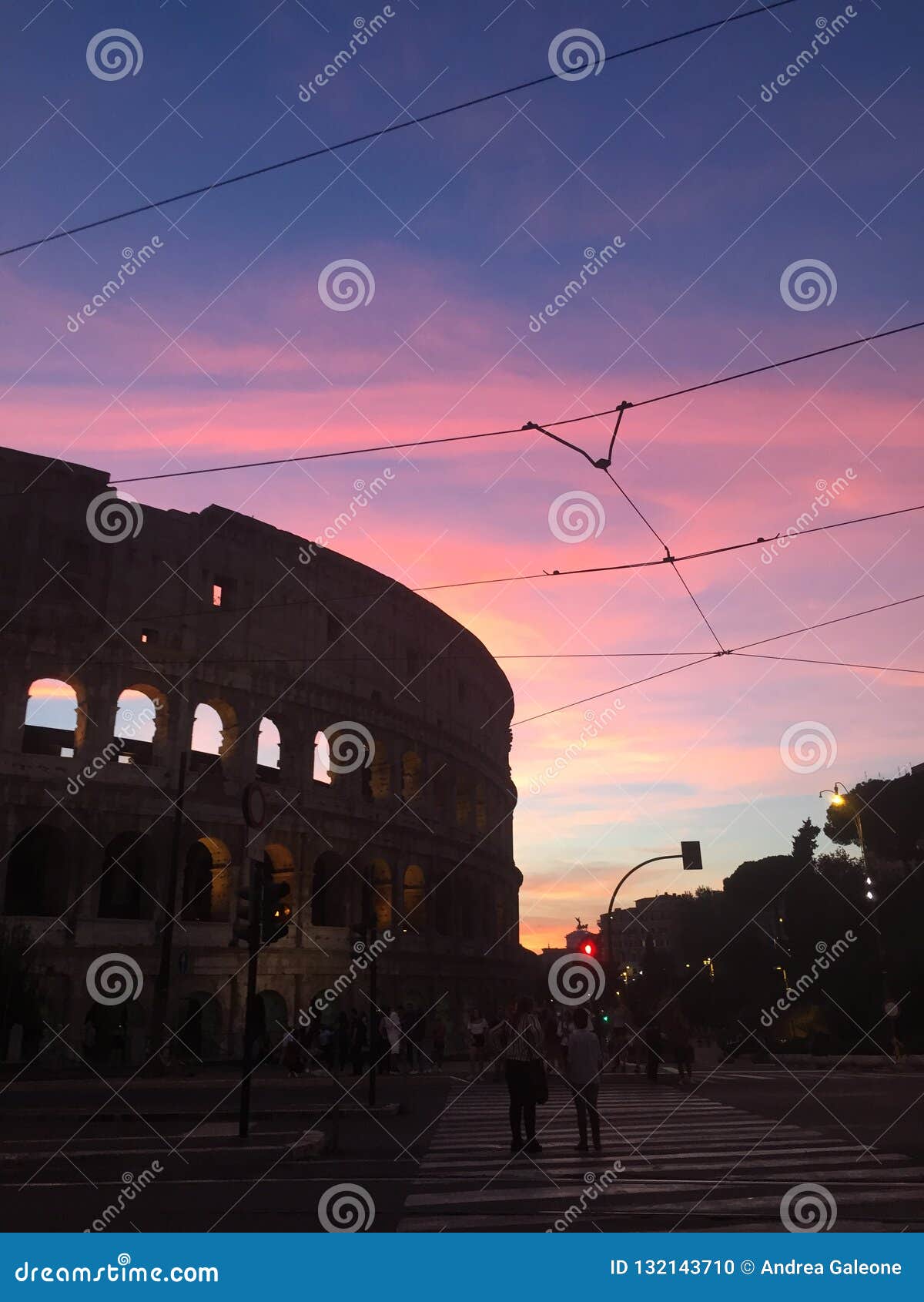 Colosseum stock photo. Image of colosseum, sunset, colosseo - 132143710