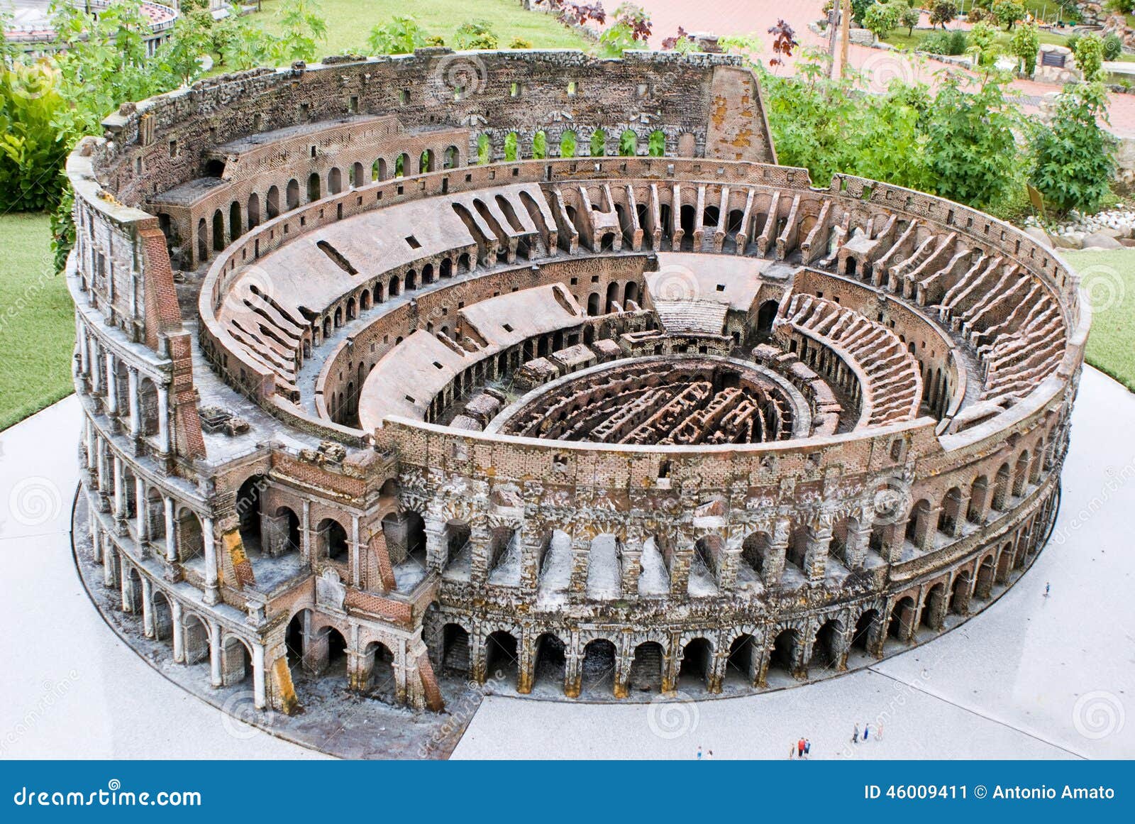 Colosseum in der Miniatur redaktionelles foto. Bild von verkleinerung ...