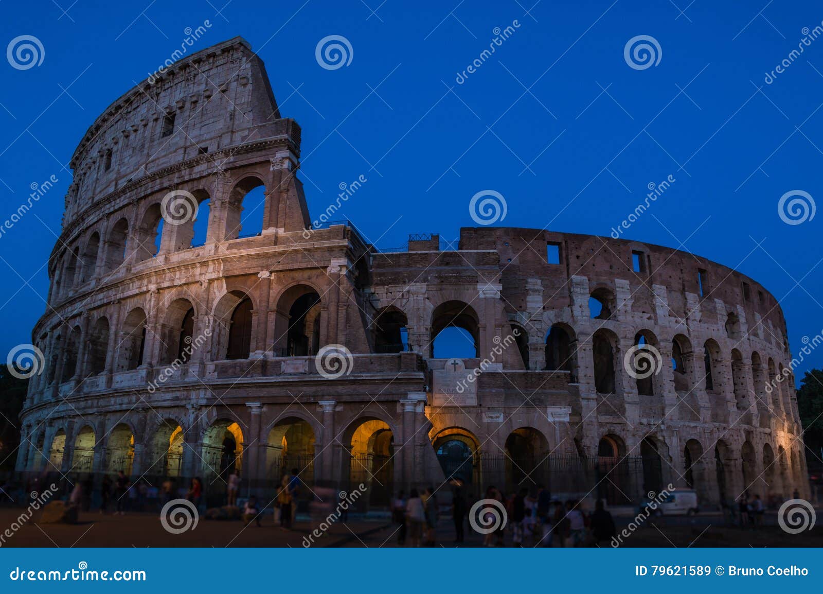 Colosseum II stockbild. Bild von grenzstein, colosseum - 79621589