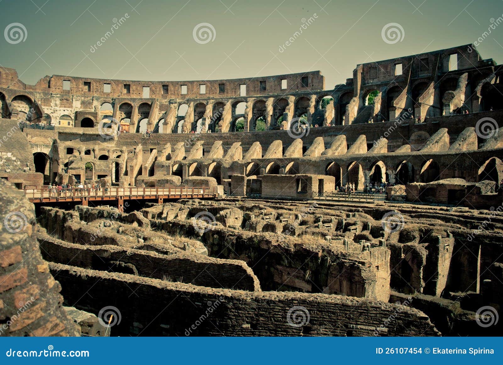 Colosseum inside stock photo. Image of ancient, brick - 26107454