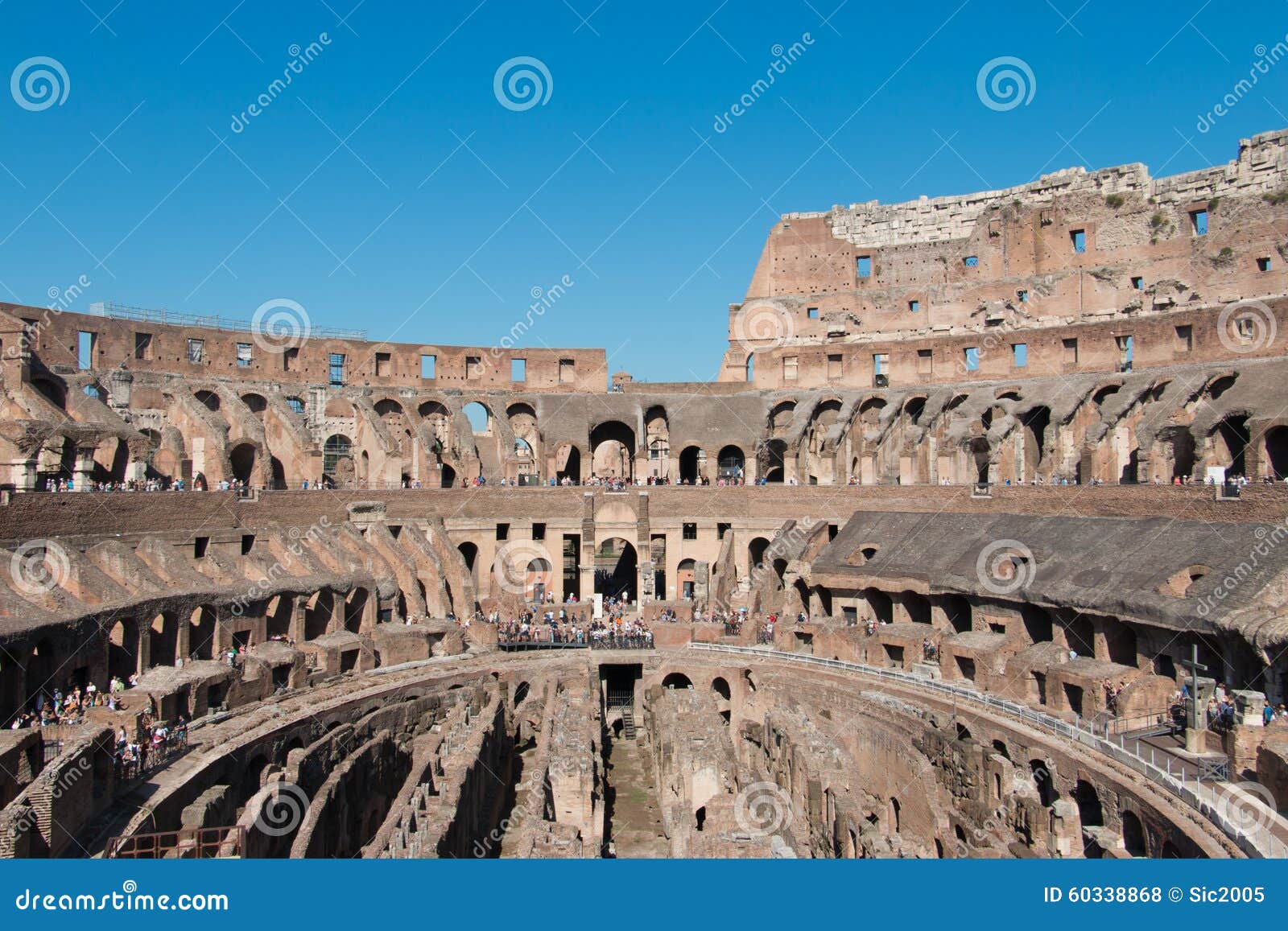 Colosseum Interior stock photo. Image of inside, gladiator - 60338868