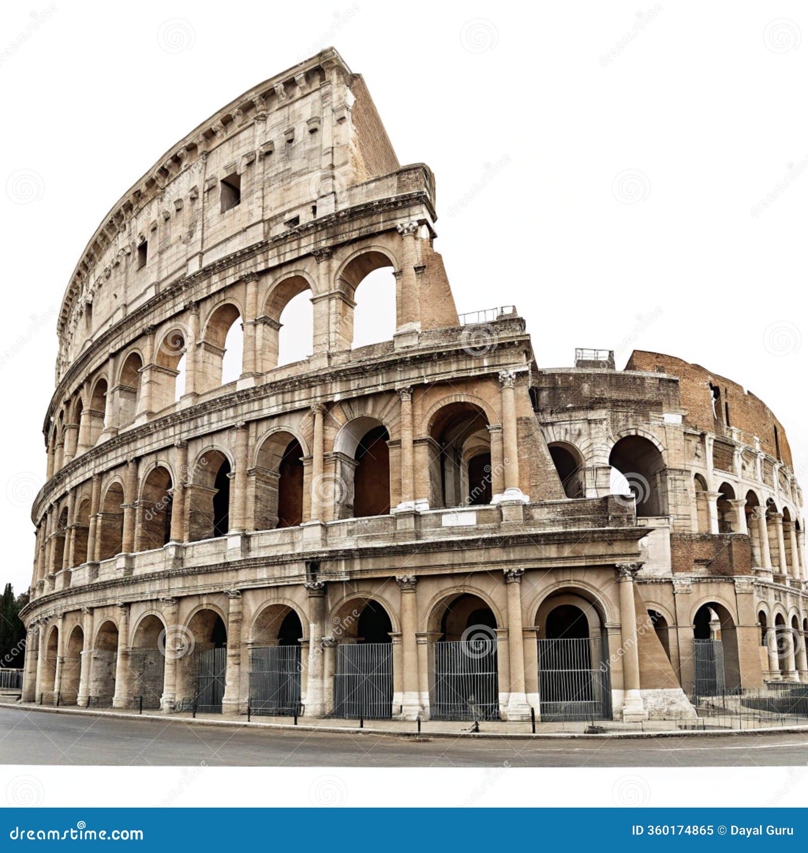 Colosseum Isolated on Transparent Background Stock Illustration ...