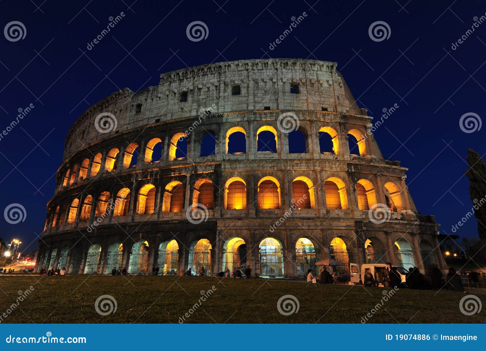 The Colosseum - Magic Nights in Rome Editorial Photo - Image of lights ...