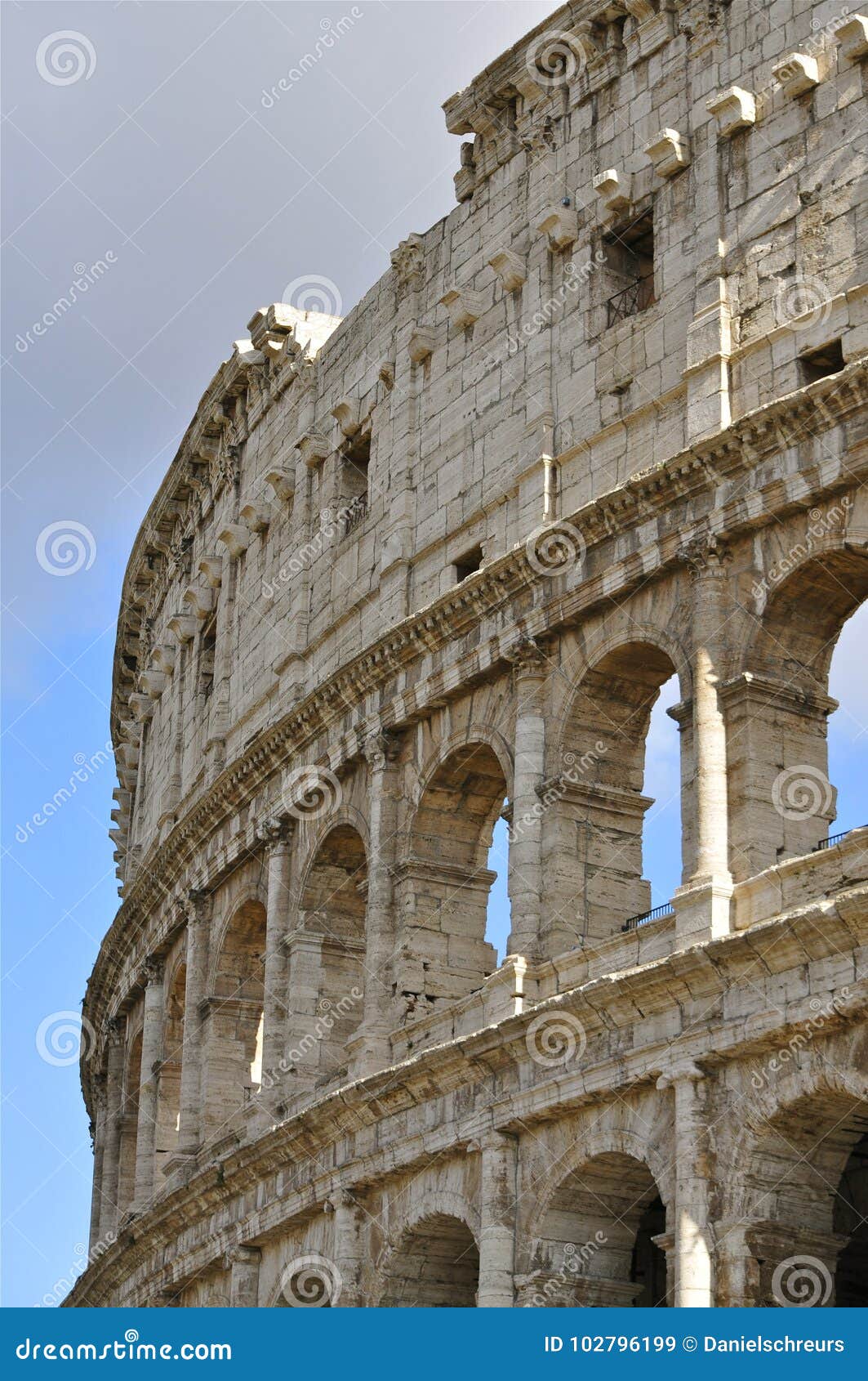 Colosseum, Rom stockbild. Bild von symbol, hintergrund - 102796199