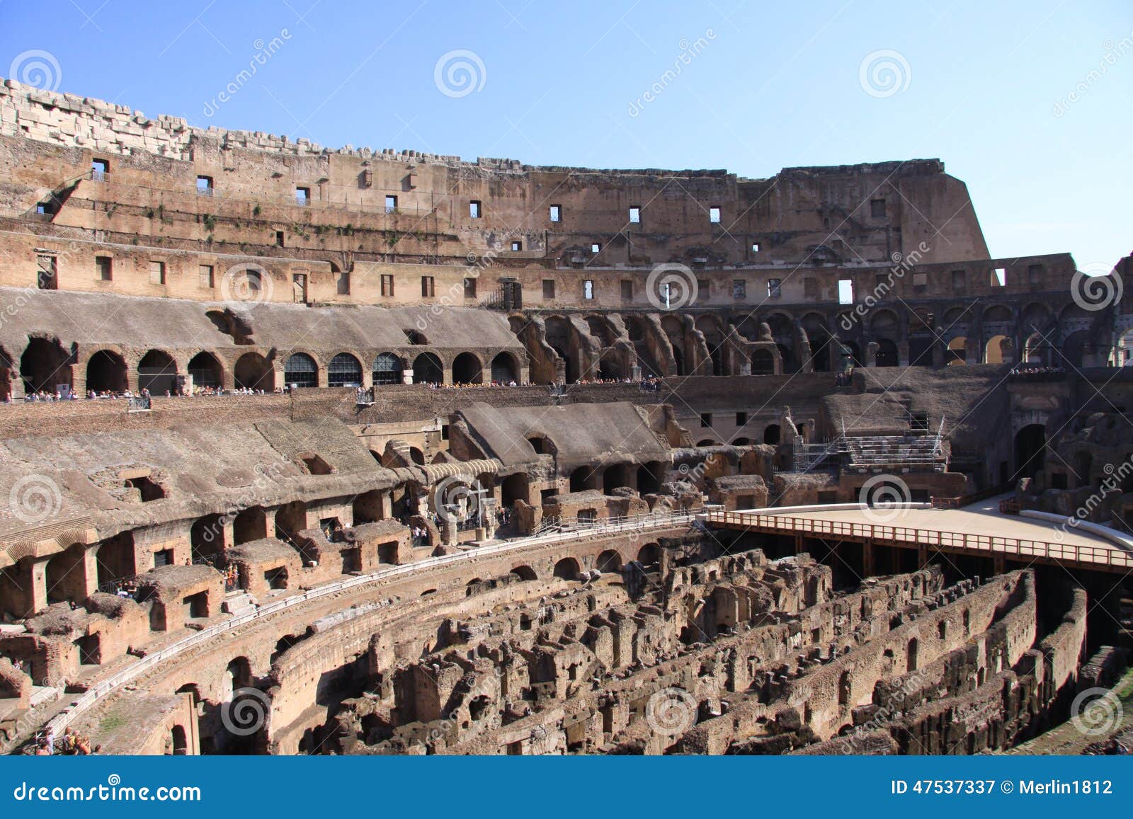 Colosseum stock image. Image of arches, arch, italy, cells - 47537337