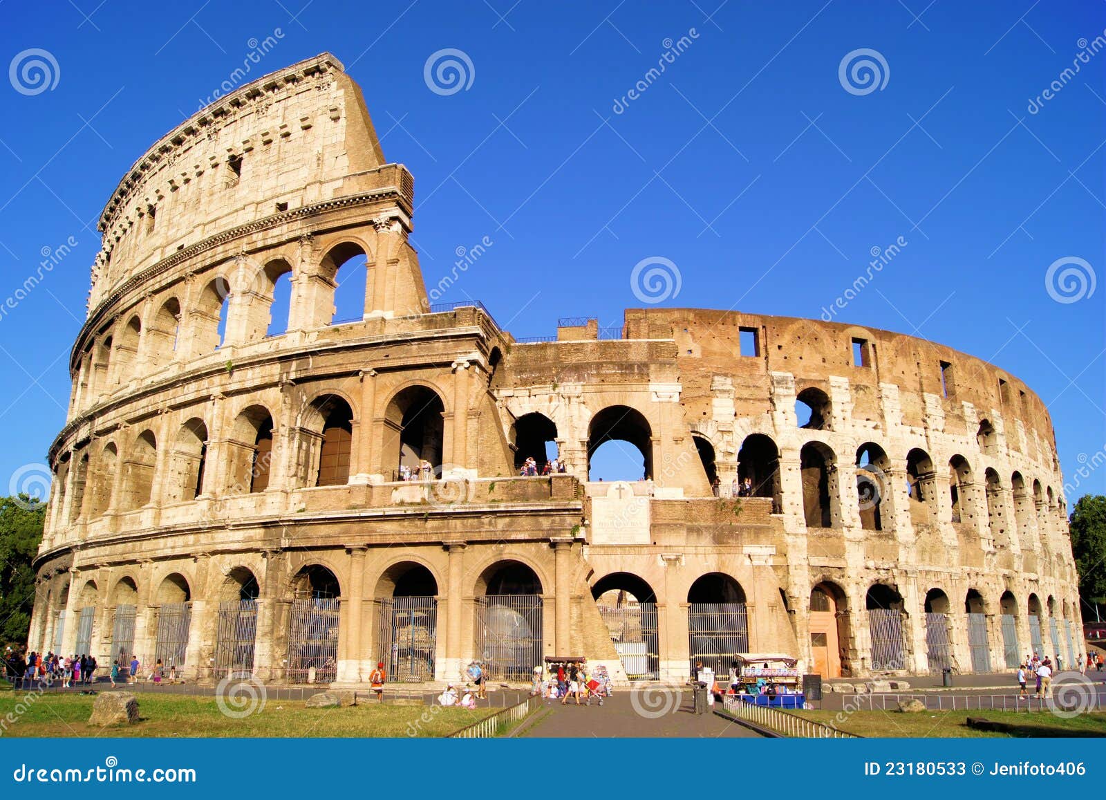The Colosseum of Rome editorial stock photo. Image of landmark - 23180533