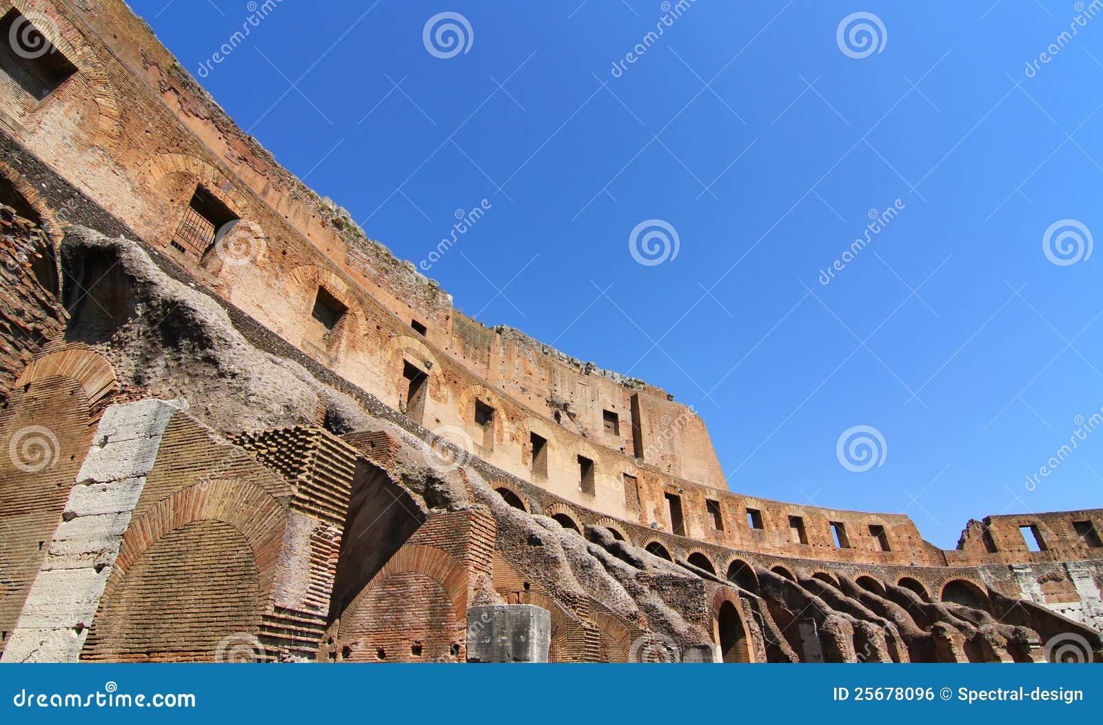 Colosseum in Rome stock photo. Image of destination, damaged - 25678096