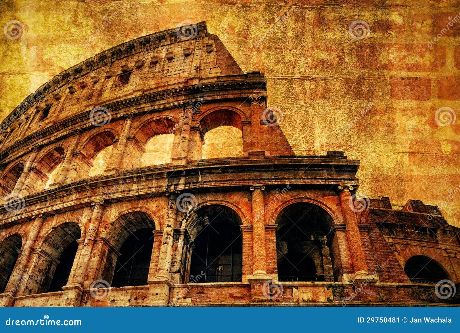 The Colosseum With Ancient Texture Royalty-Free Stock Photo ...