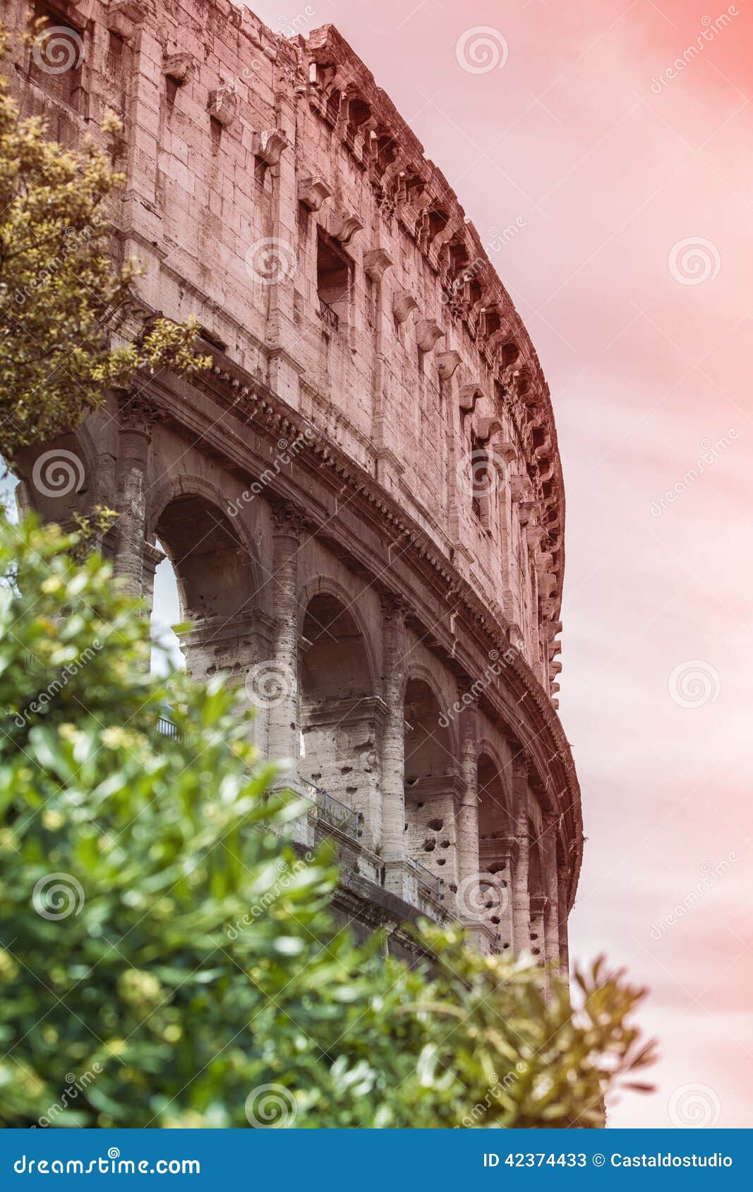 Colosseum Rome stock image. Image of famous, column, elegant - 42374433