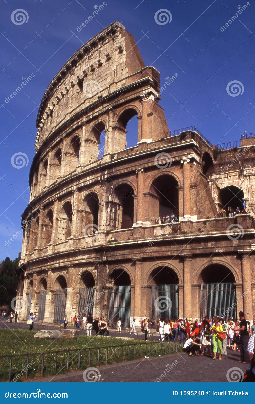 The Colosseum.Rome.Italy. editorial stock photo. Image of famous - 1595248