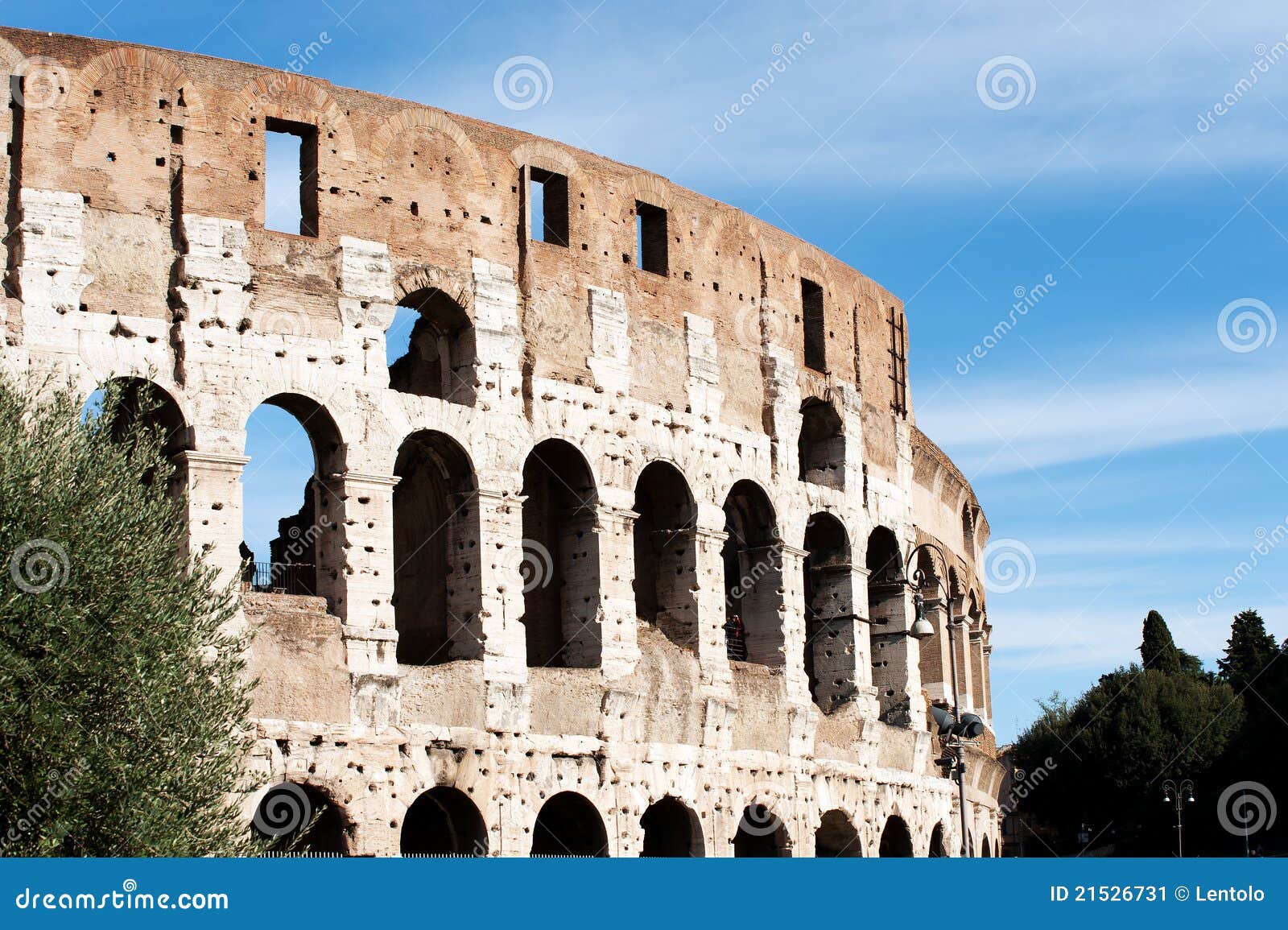 The Colosseum in Rome Italy Stock Image - Image of outdoor, panorama ...