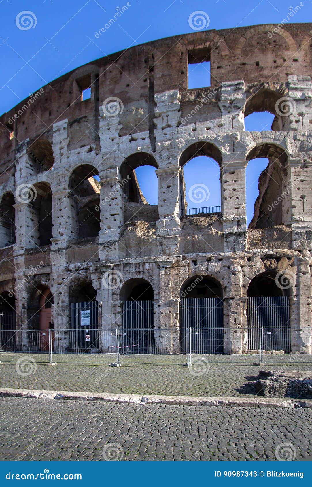 The Colosseum, Rome stock image. Image of monument, colosseum - 90987343