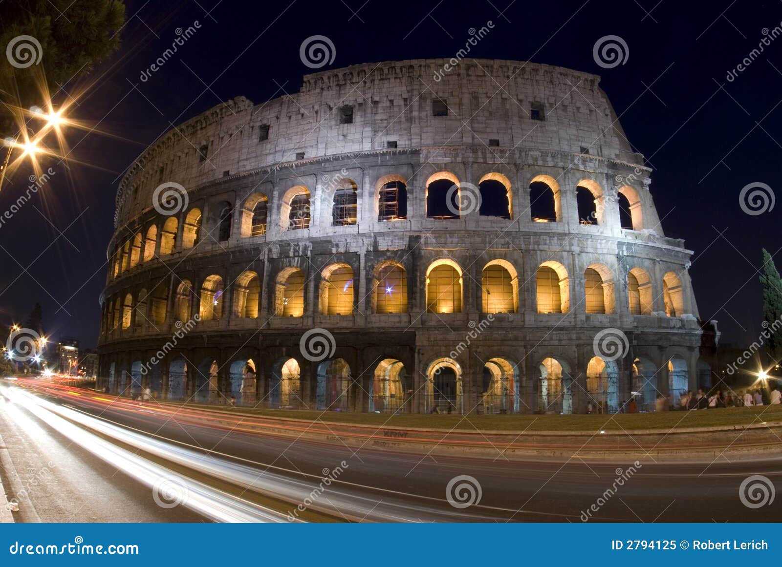 Colosseum rome italy night stock image. Image of stone - 2794125