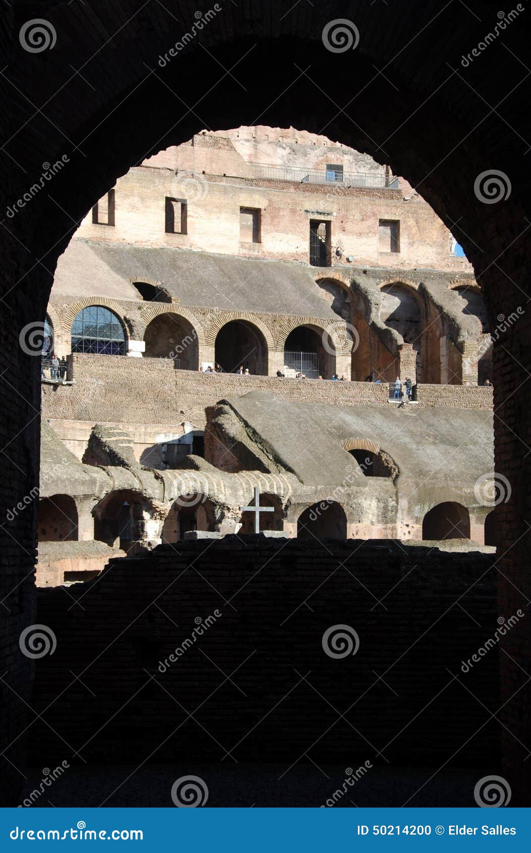 Colosseum in Rome stock photo. Image of europe, landmark - 50214200
