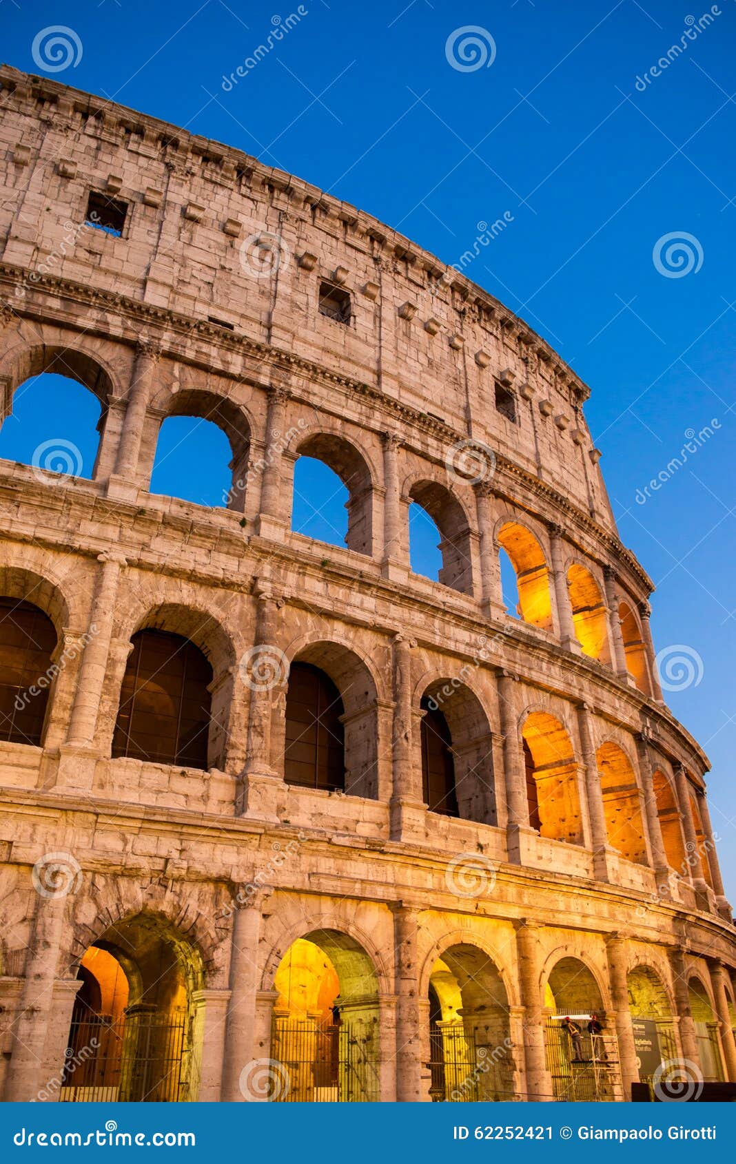 Colosseum stock image. Image of romans, history, stadium - 62252421