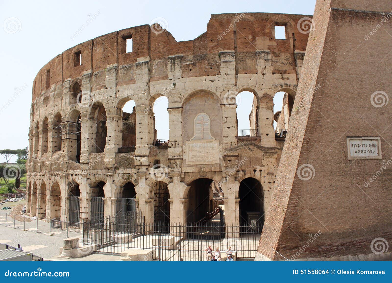 Colosseum stock photo. Image of wall, architecture, colosseum - 61558064