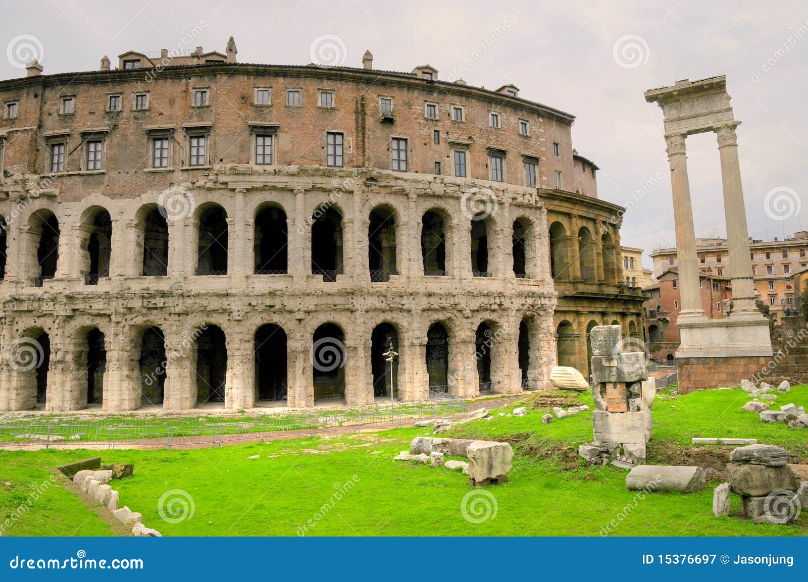 Colosseum Ruin of Rome City Stock Image - Image of baslique, city: 15376697
