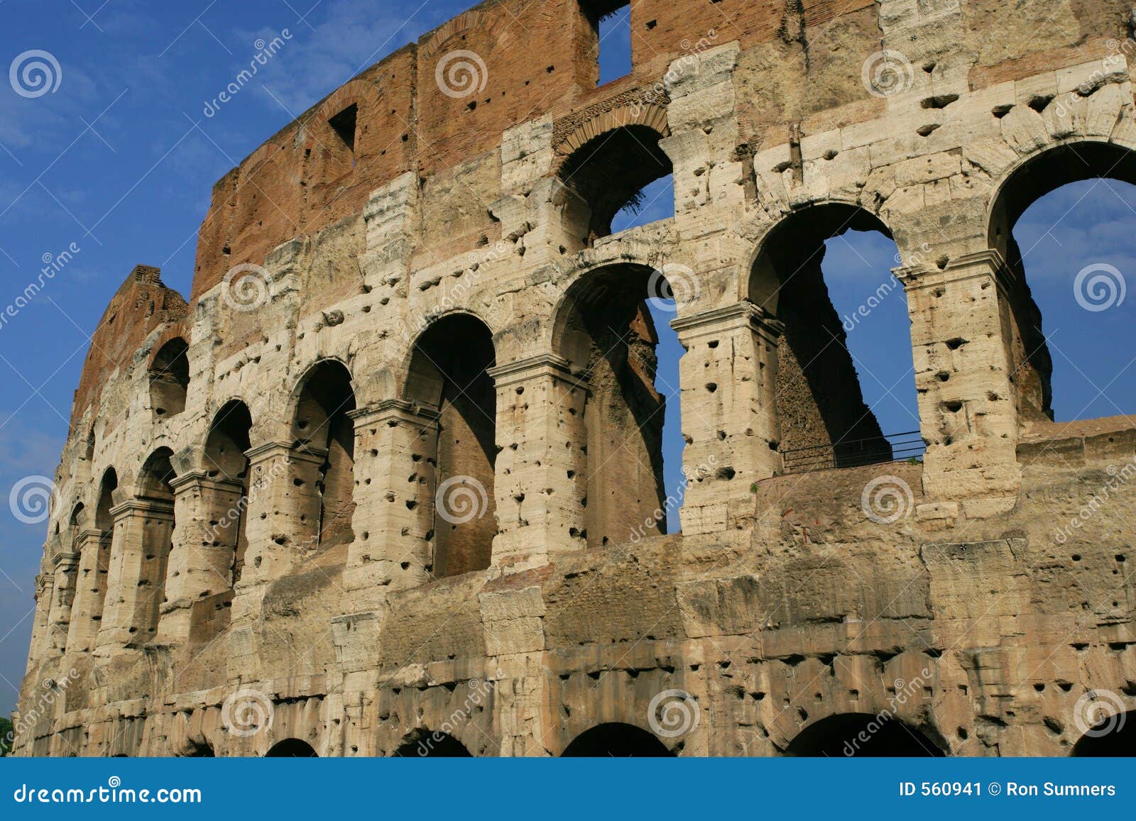 Colosseum ruins in Rome stock image. Image of tourism, architecture ...