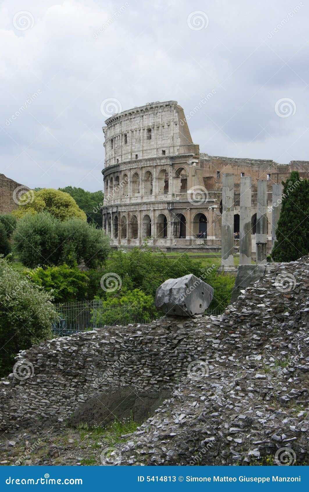 Colosseum s Ruins stock image. Image of corinthian, building - 5414813