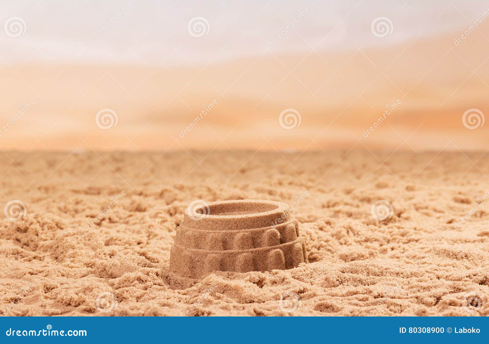 Colosseum from the Sand Close Up at Seashore. Stock Photo - Image of ...