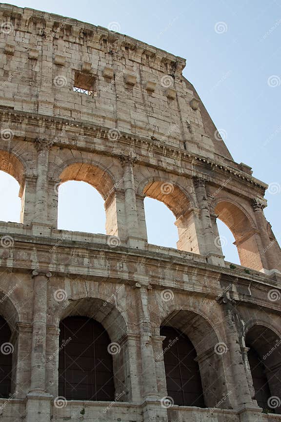 Colosseum Section stock photo. Image of grandstand, italy - 25171338