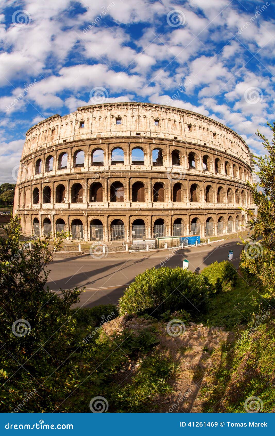 Colosseum during Spring Time, Rome, Italy Stock Image - Image of ...