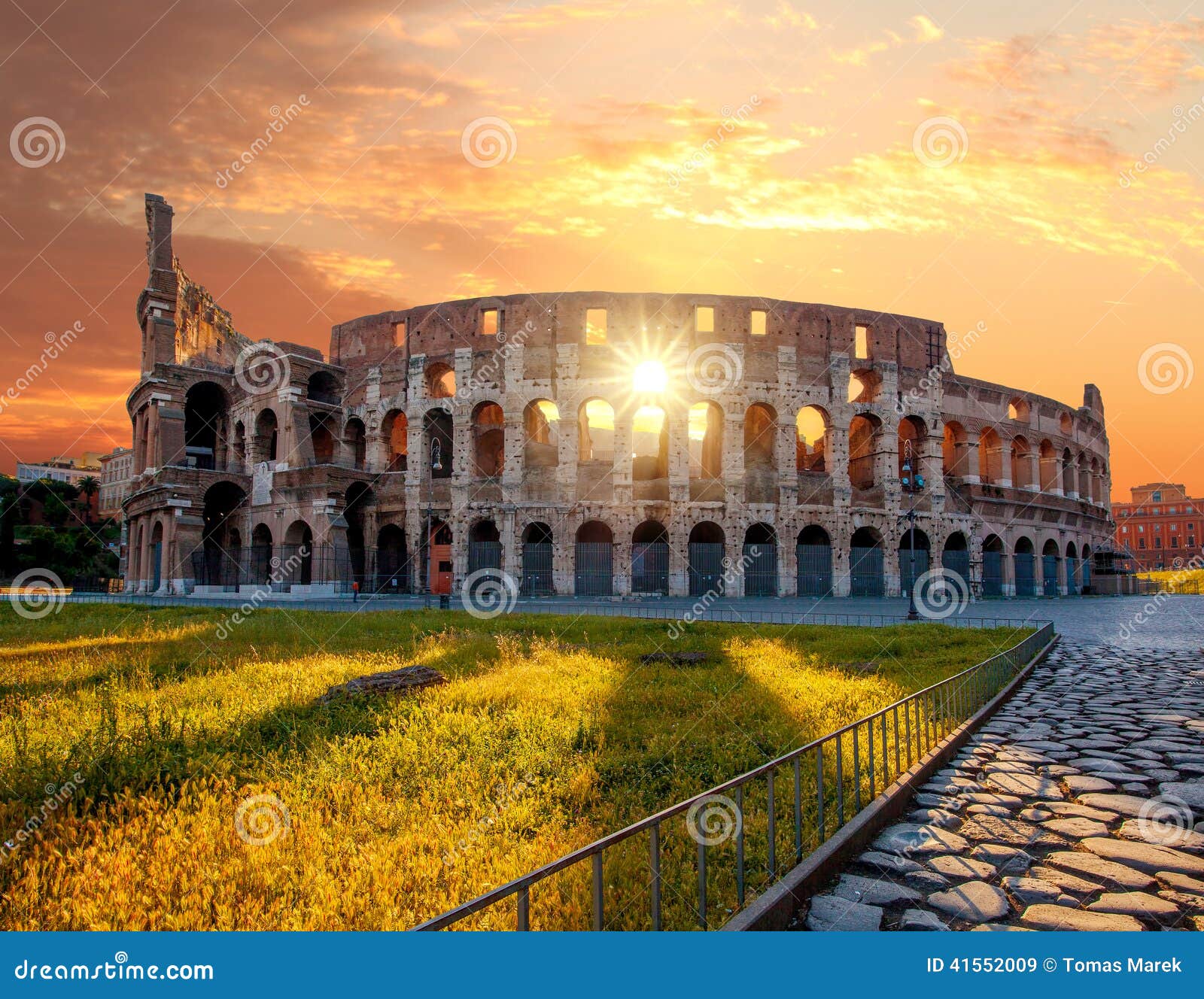 Colosseum during Spring Time, Rome, Italy Stock Image - Image of ...