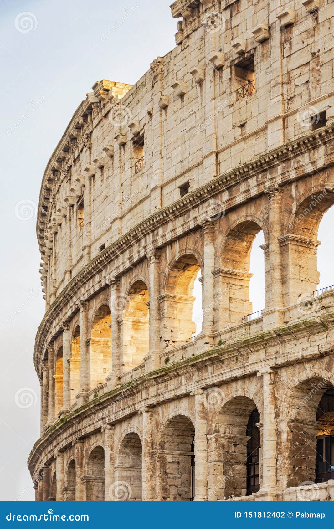Colosseum Stadium Building In Rome Royalty-Free Stock Photography ...