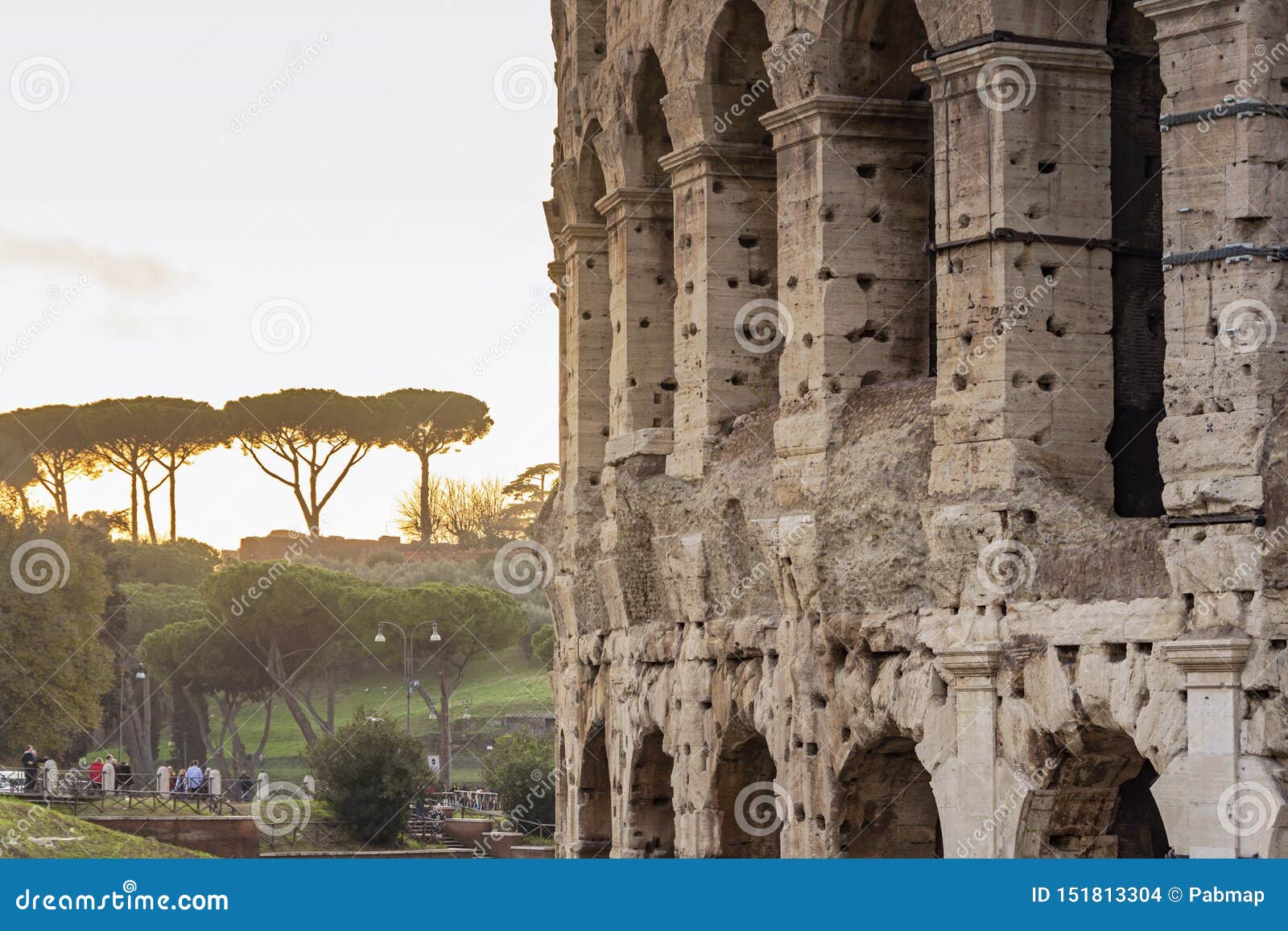 Colosseum Stadium Building in Rome Stock Photo - Image of coloseum ...