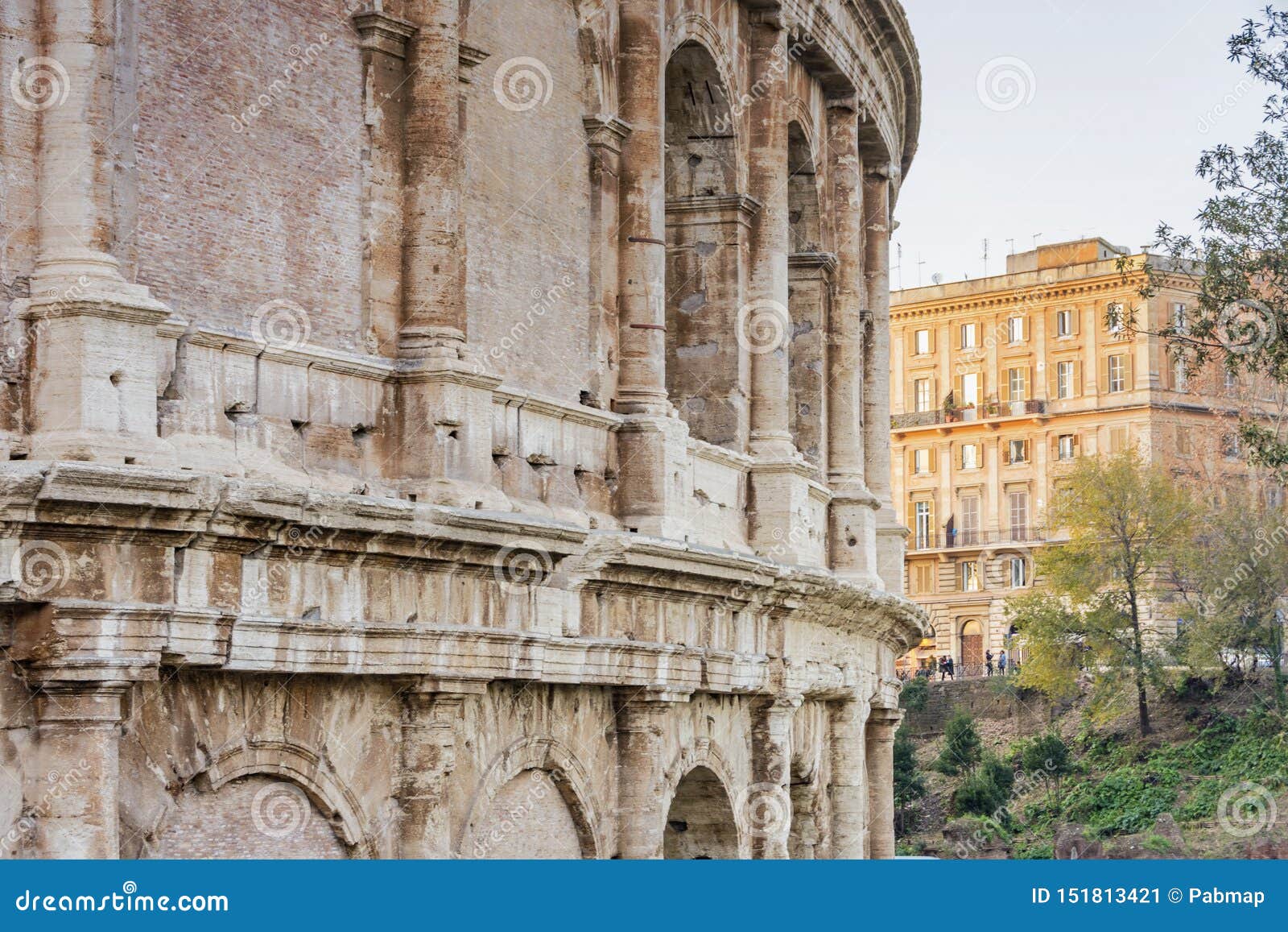 Stadium Of Ancient Rome Ruins And Attractions Stock Photo ...