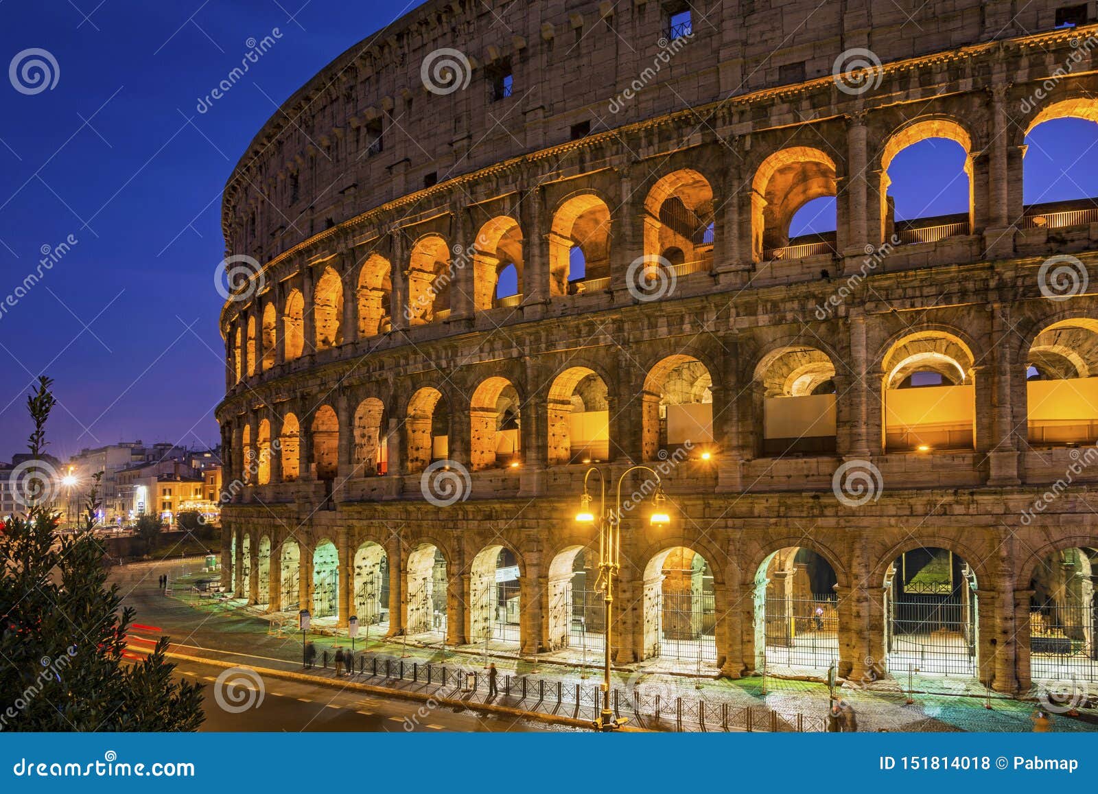 Colosseum Stadium Building In Rome Royalty-Free Stock Photography ...