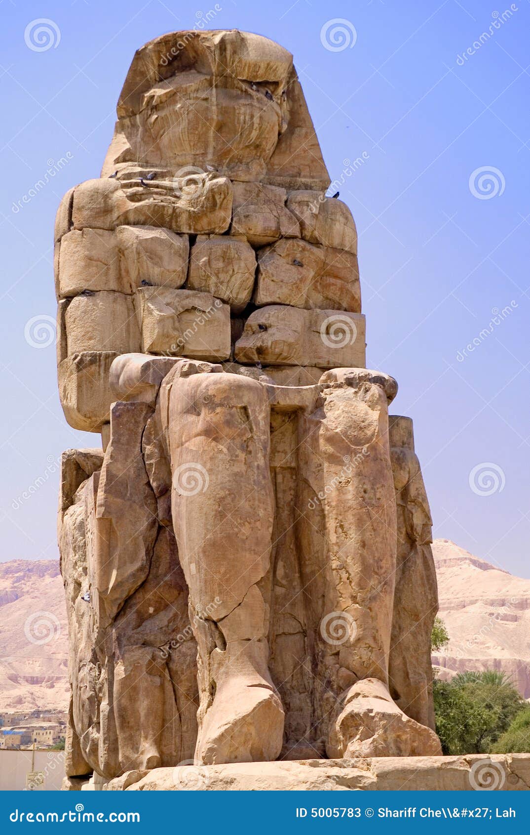 Colossi of Memnon stock image. Image of kings, memnon - 5005783