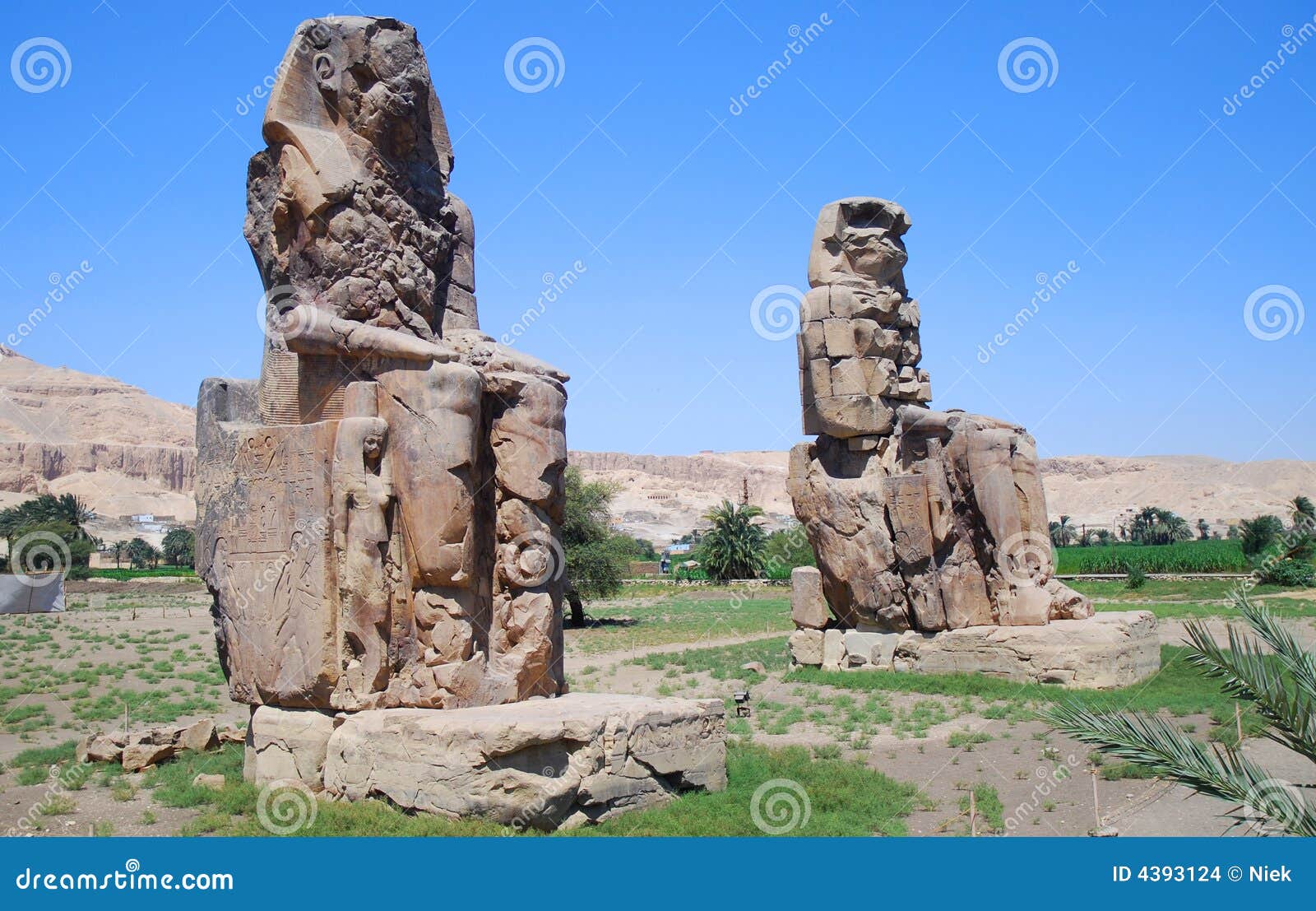 Colossi Of Memnon In Egypt Picture. Image: 4393124