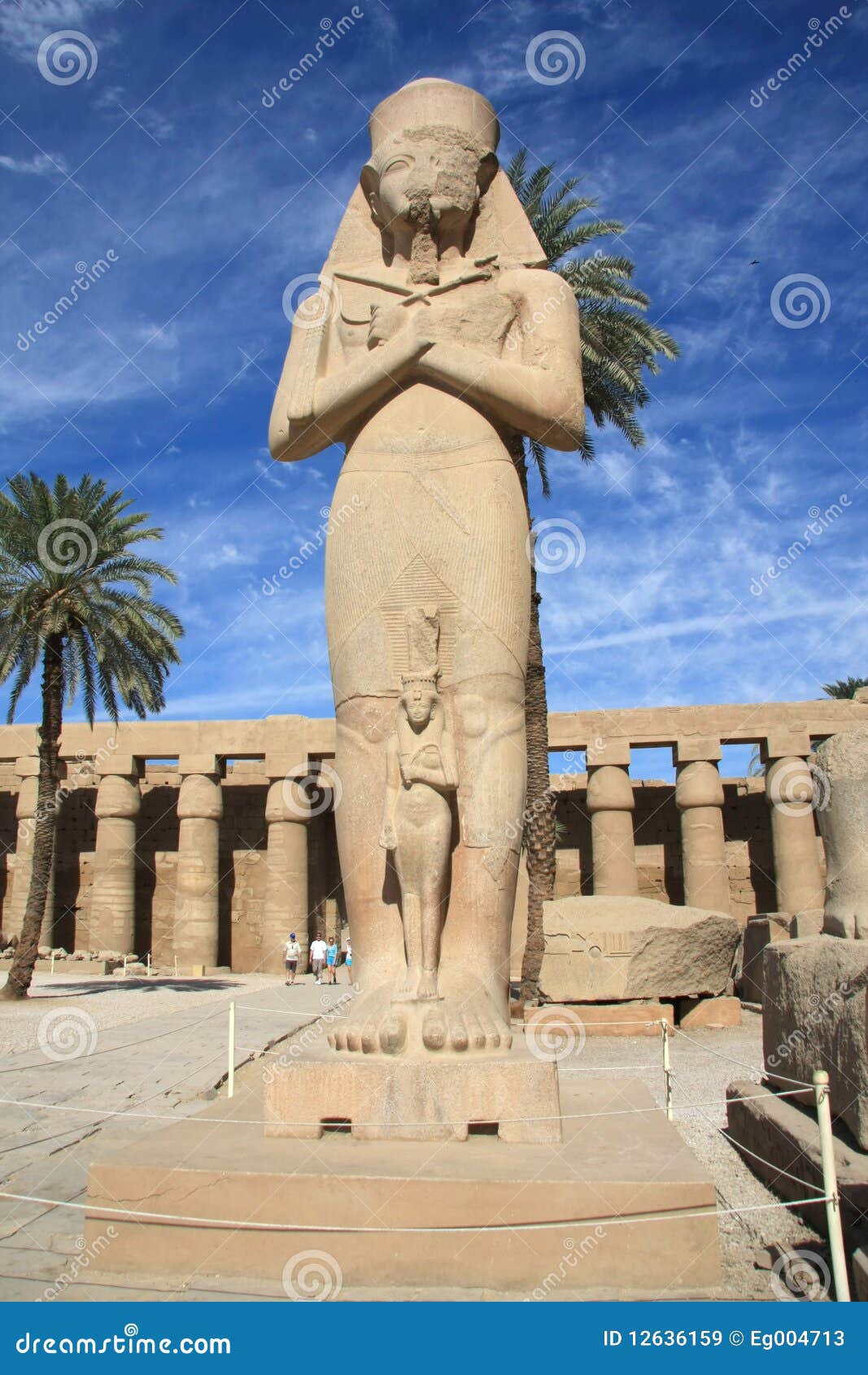 Colossi of Ramses II stock image. Image of guard, architecture - 12636159