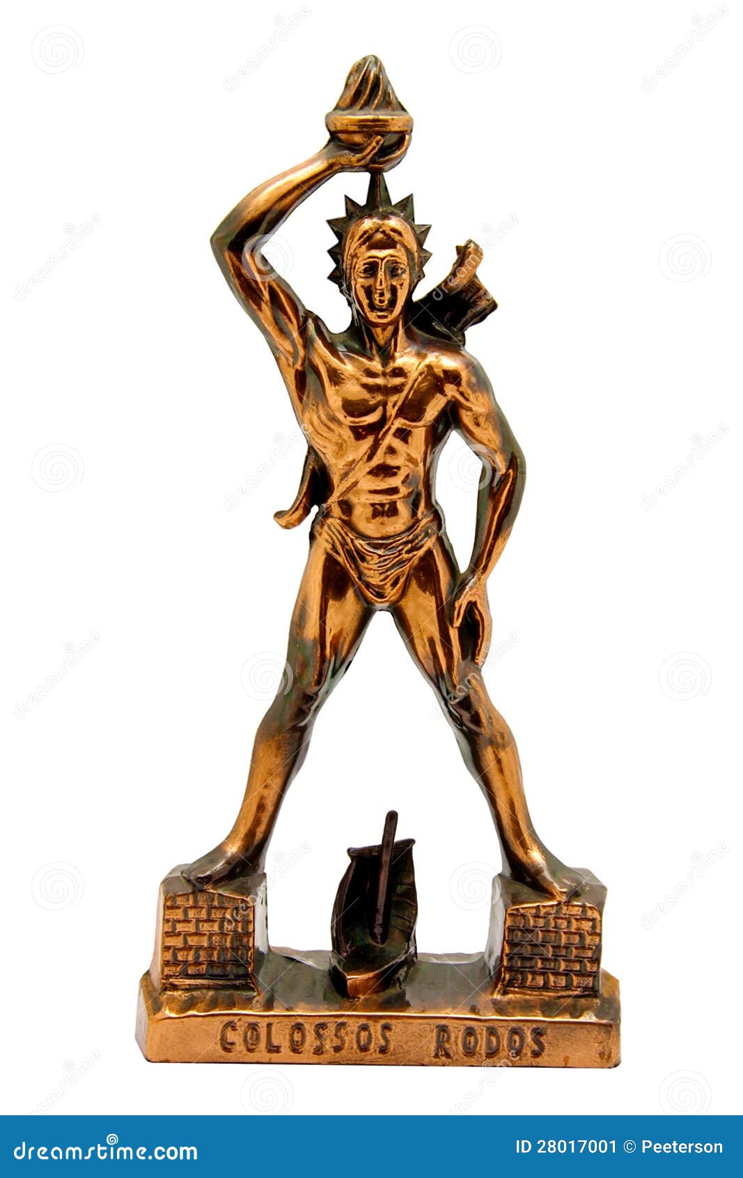 Colosso do Rodes imagem de stock. Imagem de cobre, monumental - 28017001