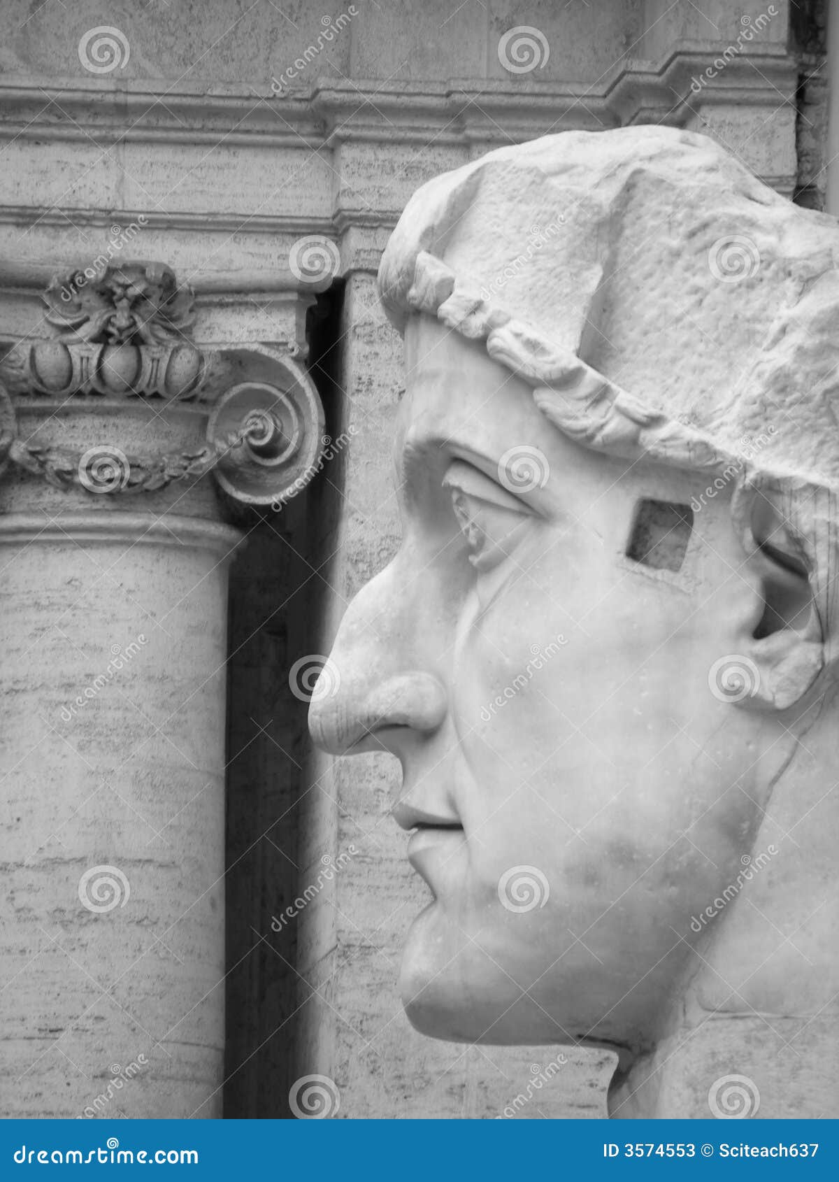 Colossus of Constantine, Rome Stock Image - Image of statue, stone: 3574553