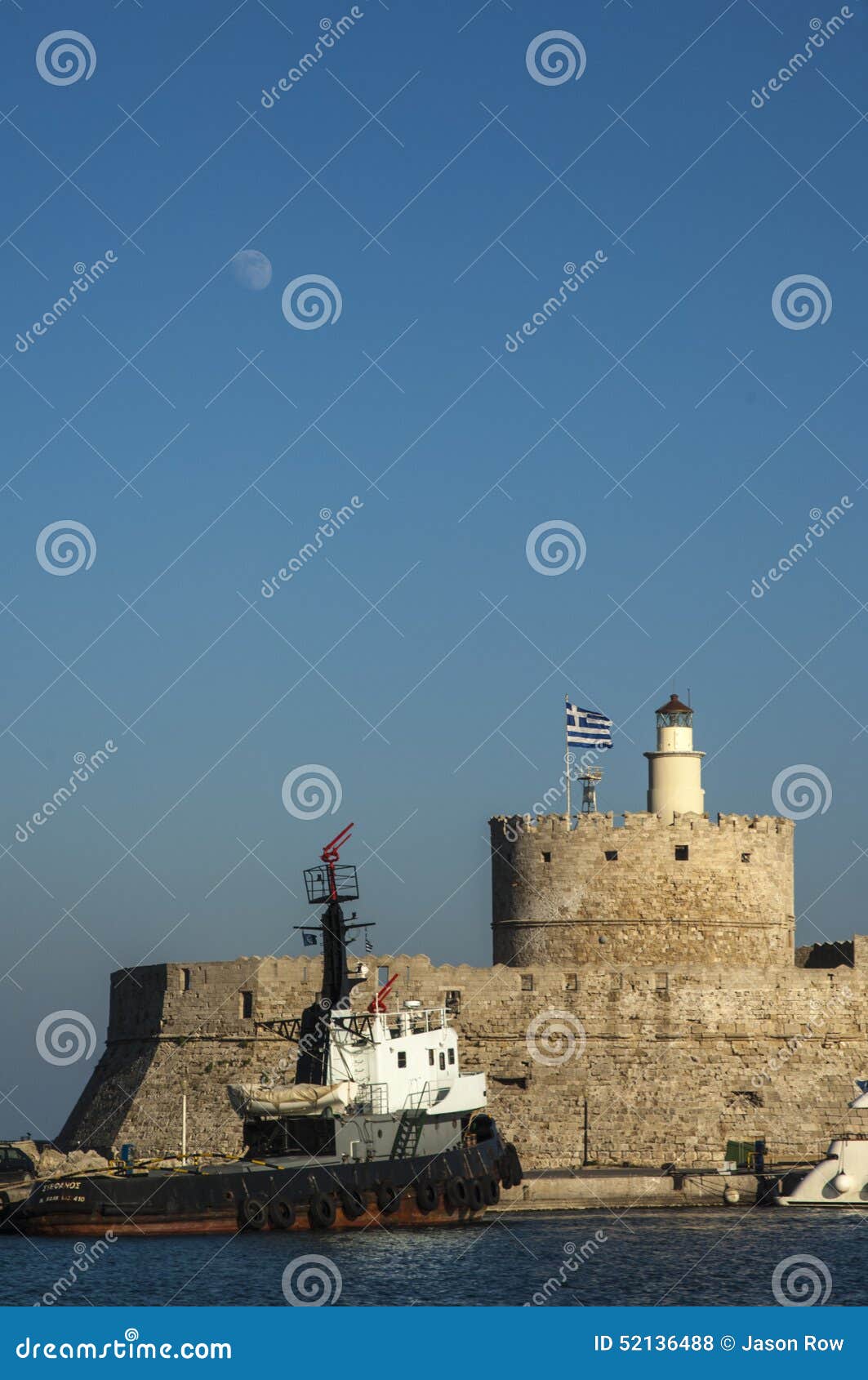 The Colossus Monument editorial stock photo. Image of dodecanese - 52136488