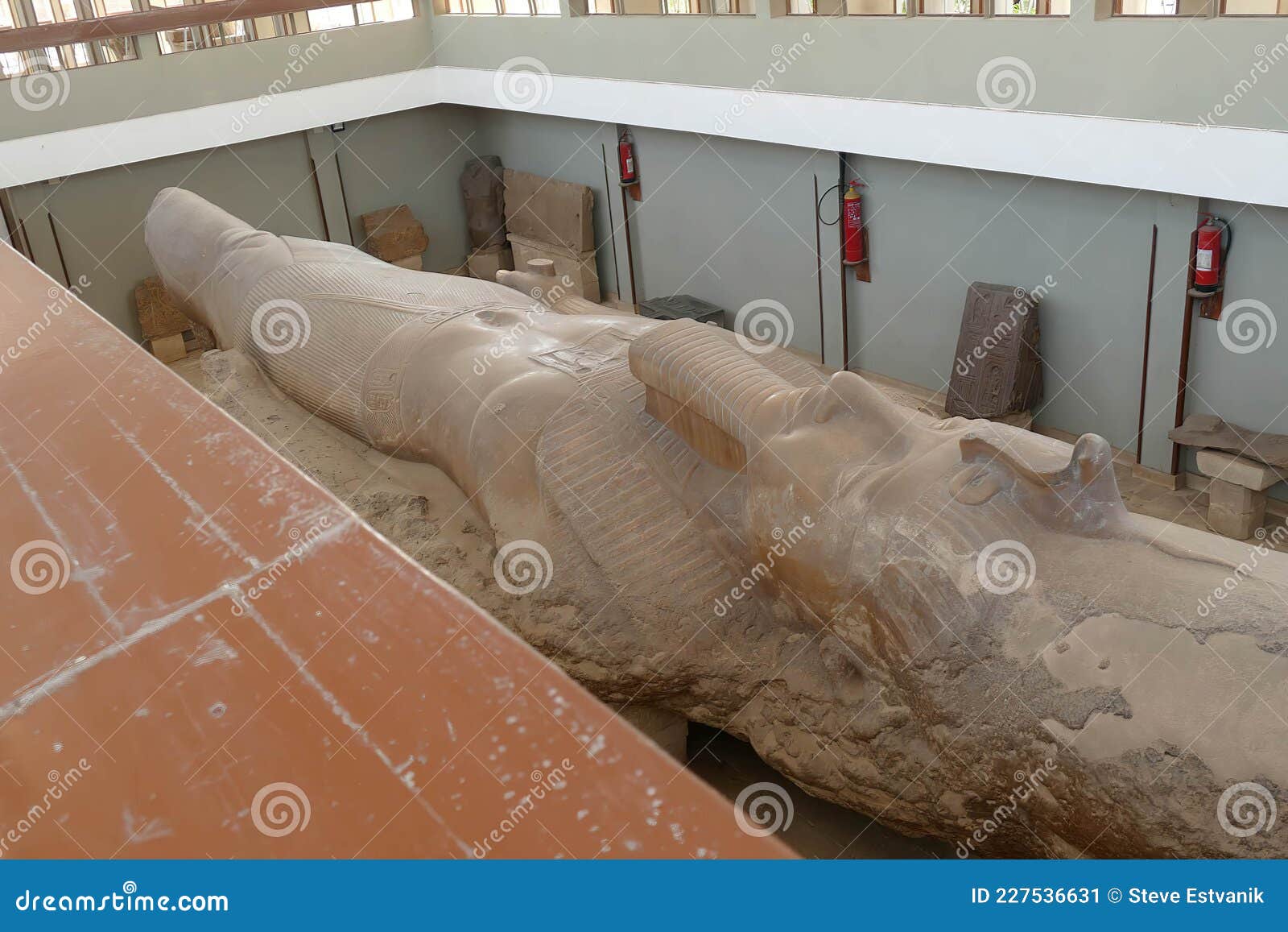Colossus of Rameses II at Memphis Editorial Photo - Image of huge ...