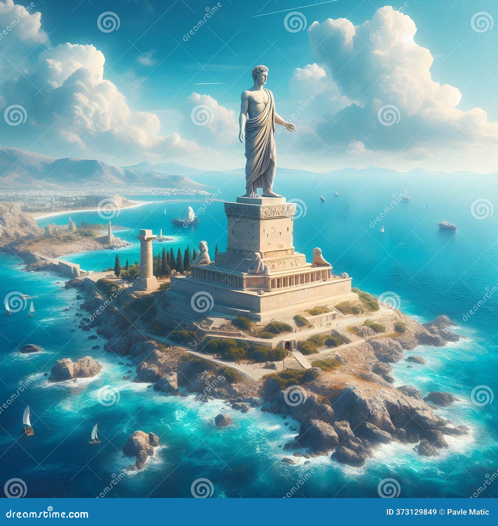 The Colossus In 3D Royalty-Free Stock Image | CartoonDealer.com #270164614