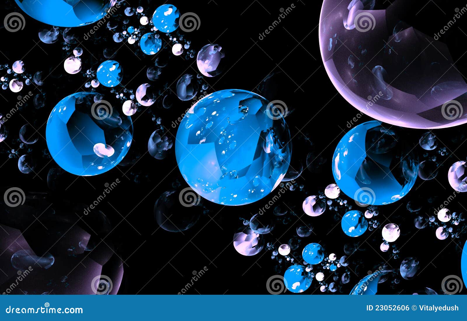 Colour Abstract Art Balls Background. Stock Photo | CartoonDealer.com ...