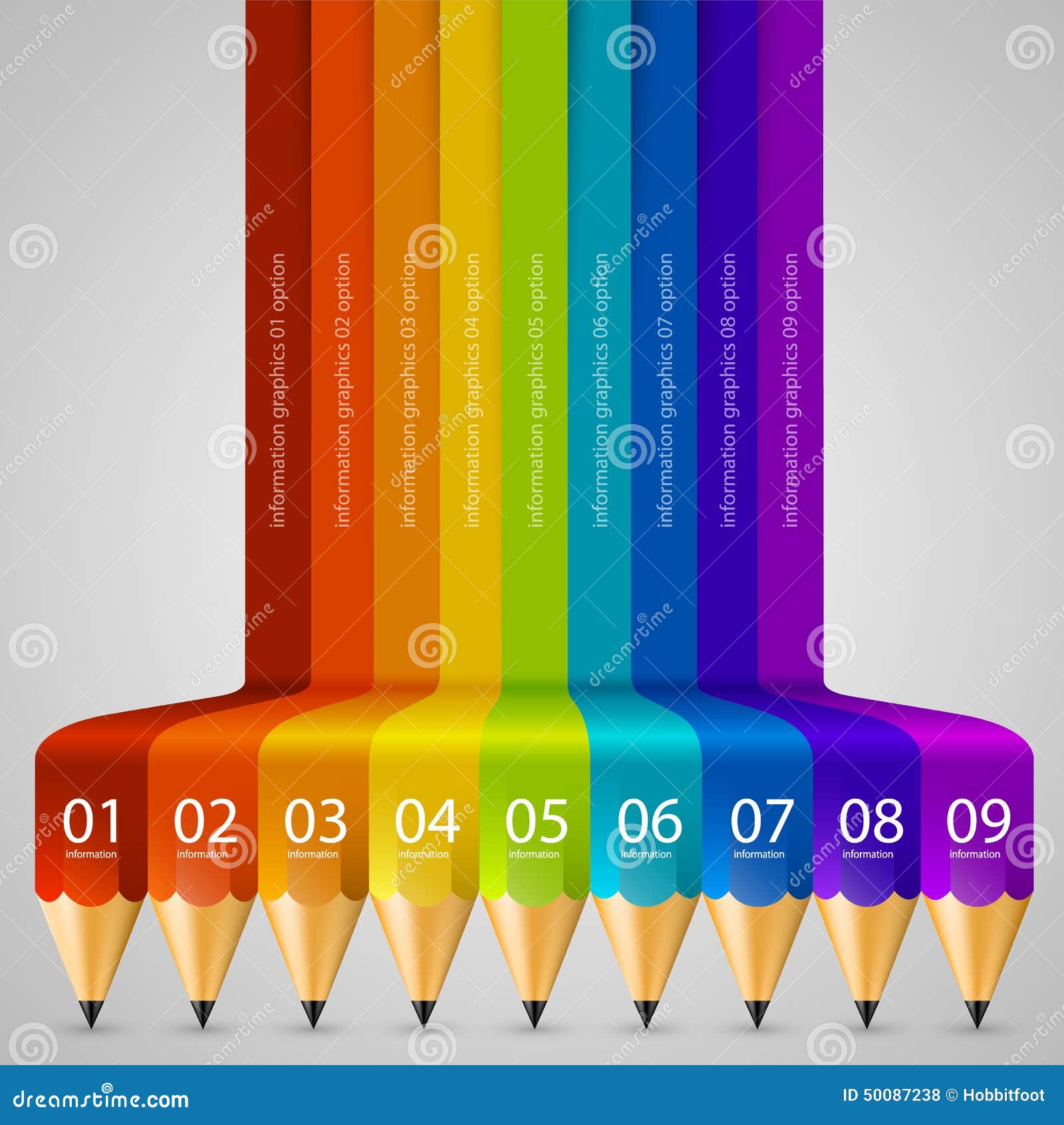 Colour Abstract Pencil Background. Vector Stock Vector - Illustration ...