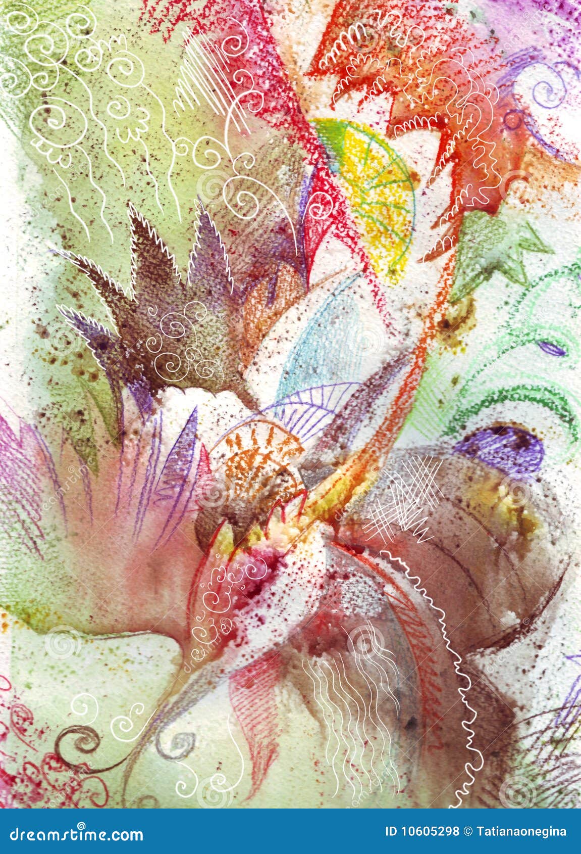 Colour abstraction stock illustration. Illustration of flight - 10605298