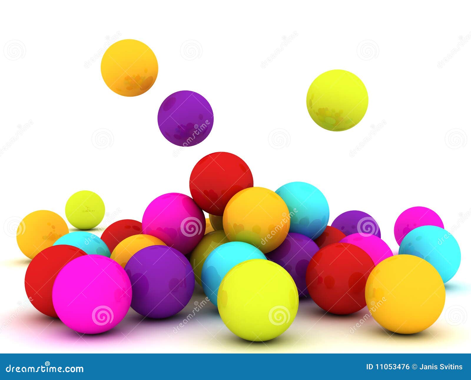 Colour Balls stock illustration. Illustration of violet - 11053476