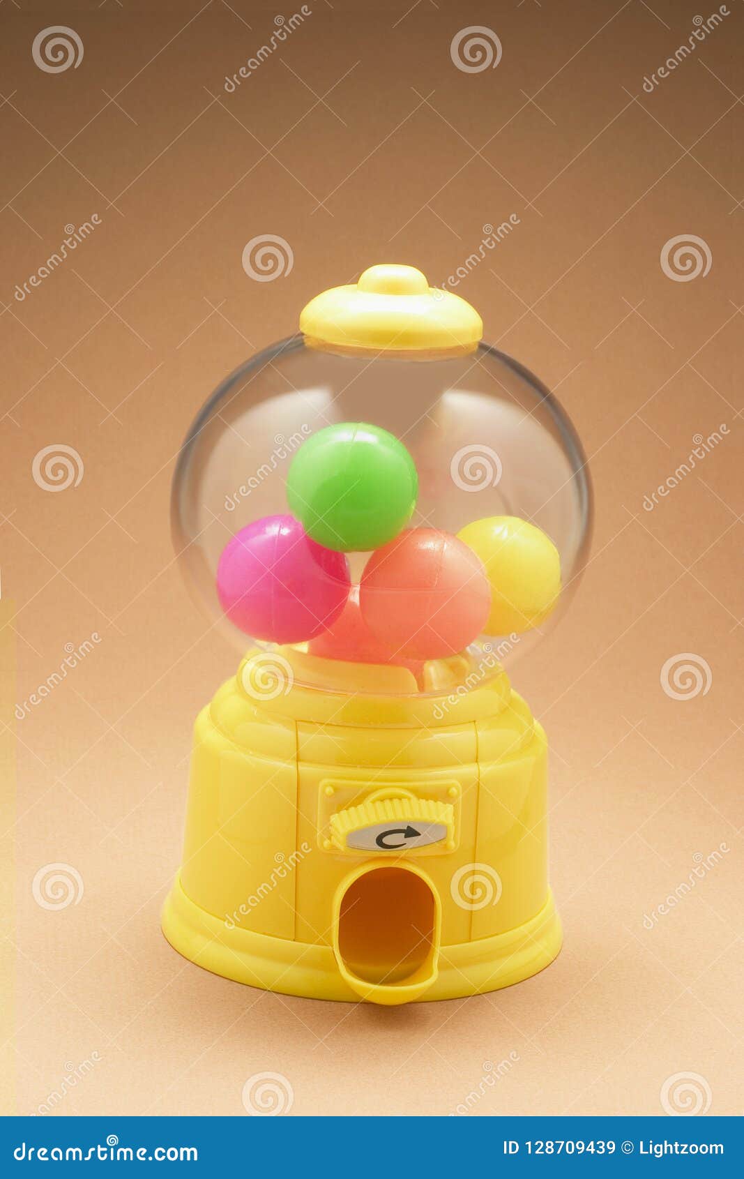 Colour Balls in Bubblegum Machine Stock Image - Image of studio, colour ...
